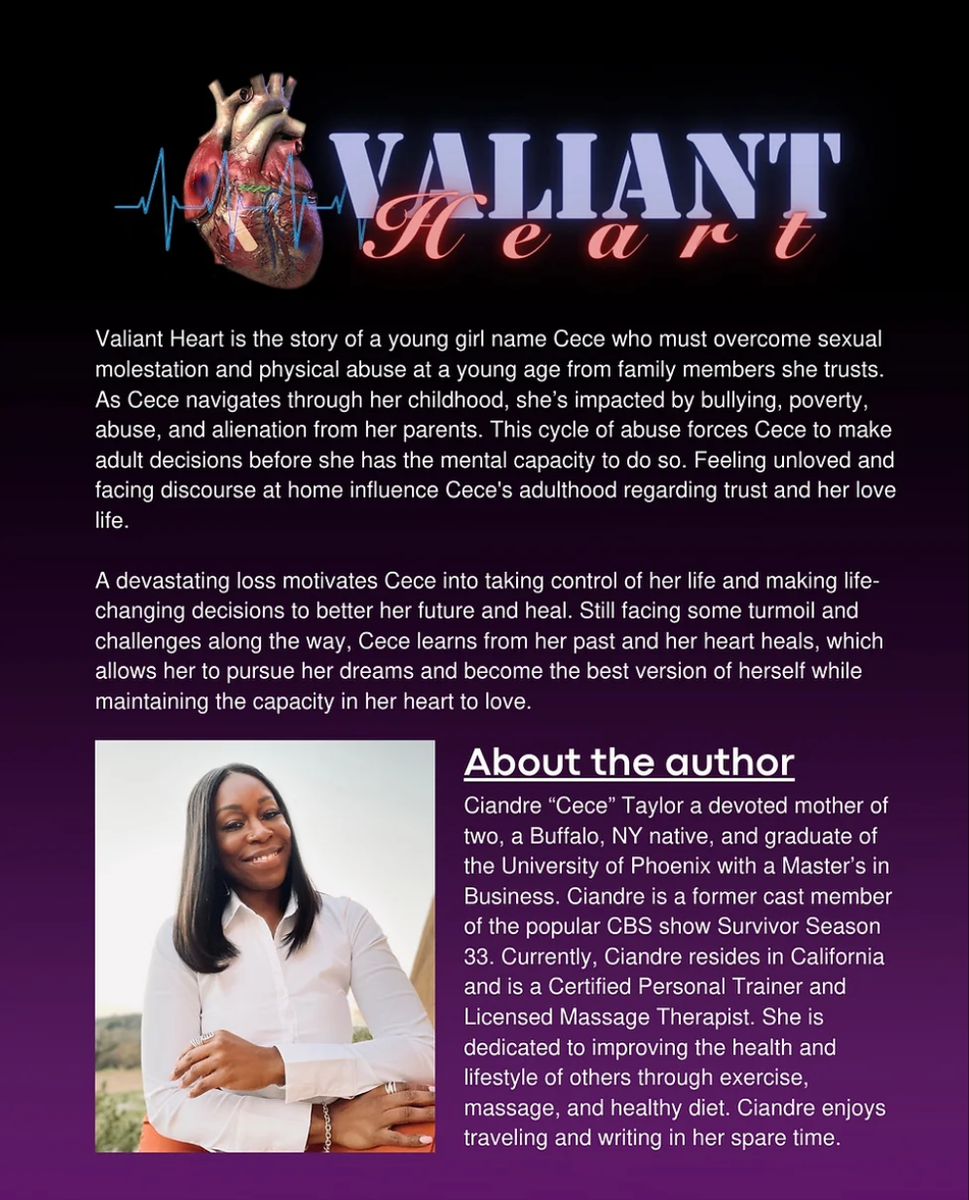 Valiant Heart by Author Ciandre "Cece" Taylor – MCXI Candles
